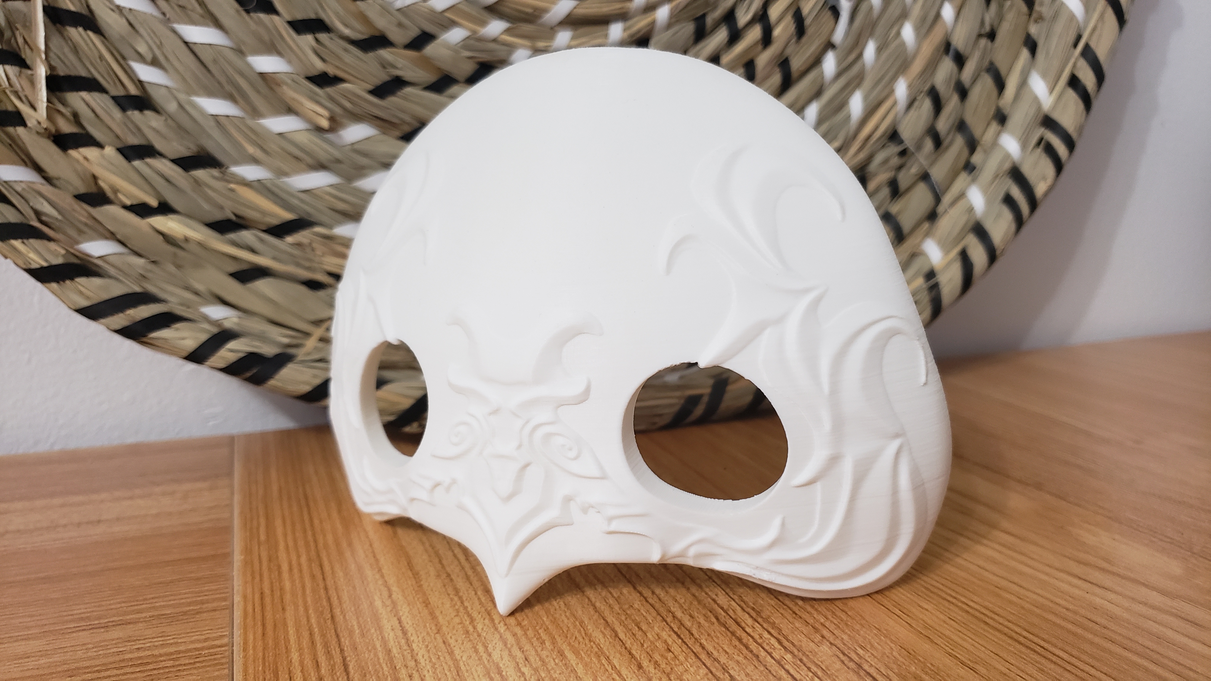 3D printing Hydaelyn mask • made with Prusa MK3S・Cults