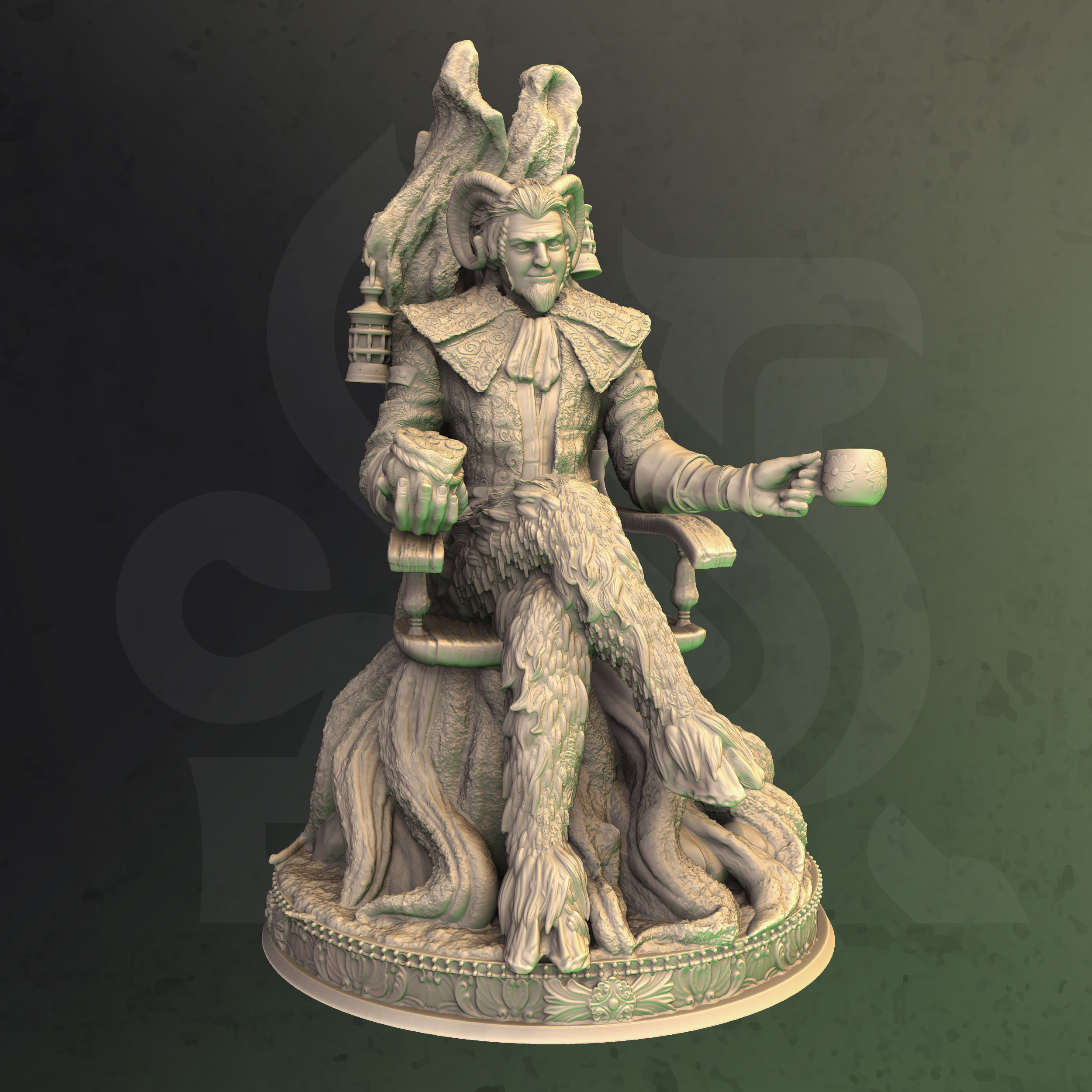 3D file Satyr/Faun Trickster - Markamin 🧝 ・3D printing template to ...