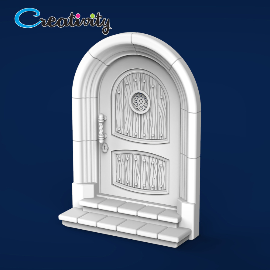 STL file House door 🏠 ・3D printing template to download・Cults