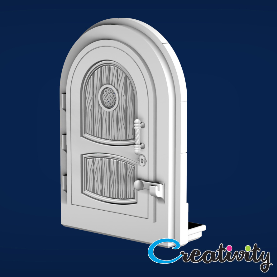 STL file House door 🏠 ・3D printing template to download・Cults