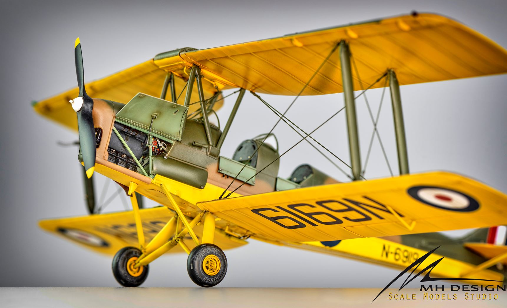 🐅 DH 82A TIGER MOTH WHEEL SET - SILVER WINGS 3D model・ STL File for ・Cults