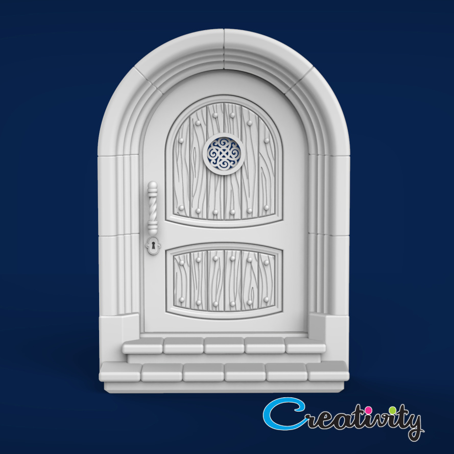 STL file House door 🏠 ・3D printing template to download・Cults