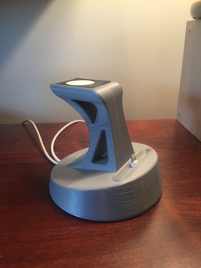 Free 3D file iPhone/Apple Watch Charging Stand ⌚ ・3D printing template ...