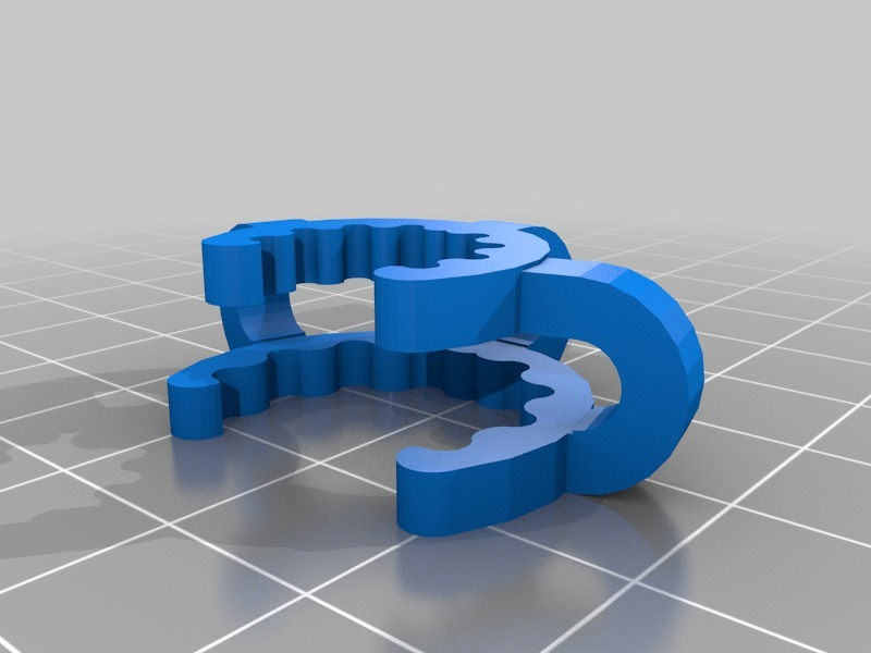 👽 14mm Ground Glass Joint "Keck" Clip・Free STL File for ・Cults