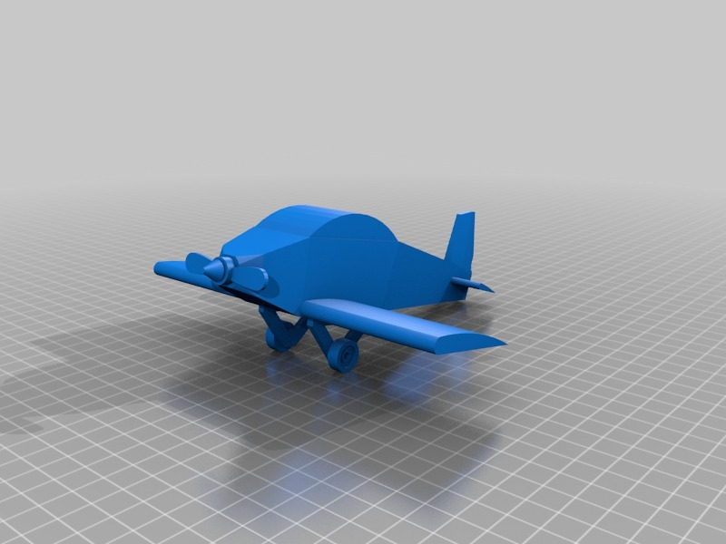 Free STL file Simple Model Aeroplane 🛩️ ・3D printing design to download ...