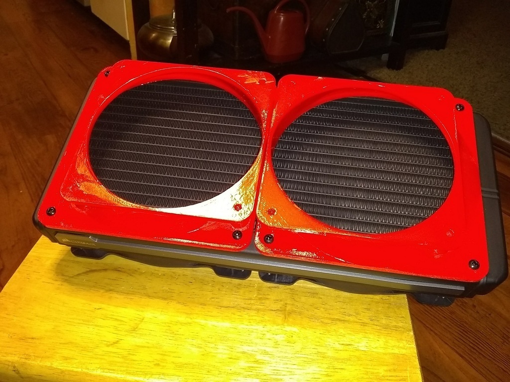 Free STL file 140mm to 120mm PC Case Fan Adapter (OFFSET) 🖥️ ・3D ...