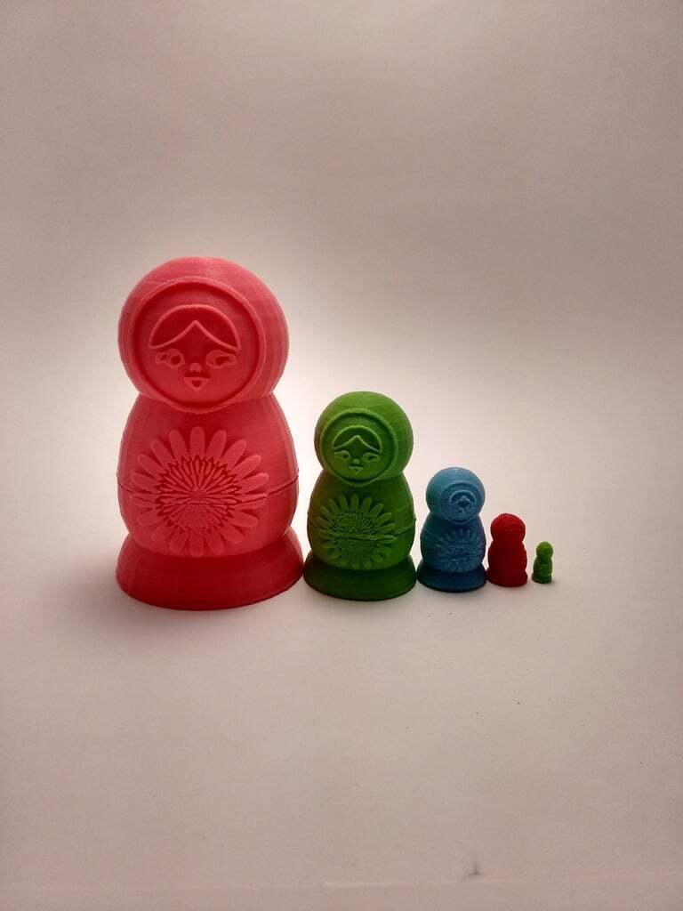 3D printed Traditional Nesting Dolls・Cults