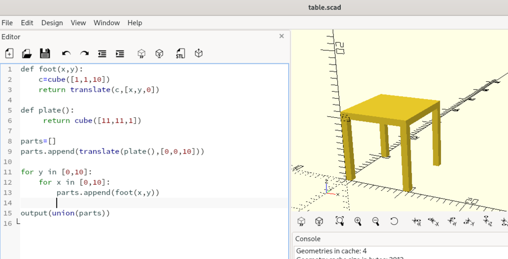 Fichier 3D gratuit OpenSCAD - Édition Python 👨‍🎨 ・Modèle à télécharger et à imprimer en 3D・Cults