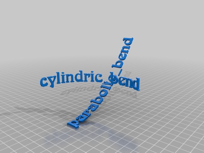👽 OpenSCAD bend procedures・Kostenlos STL Datei für 3D-Druck und CNC ...
