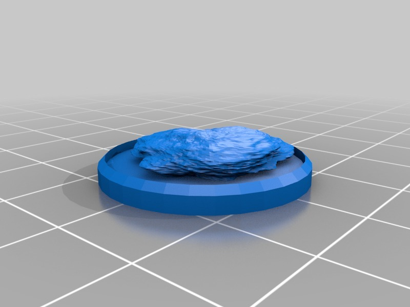 ⚔ Warhammer Rock Base(25x25)・Free STL File for ・Cults