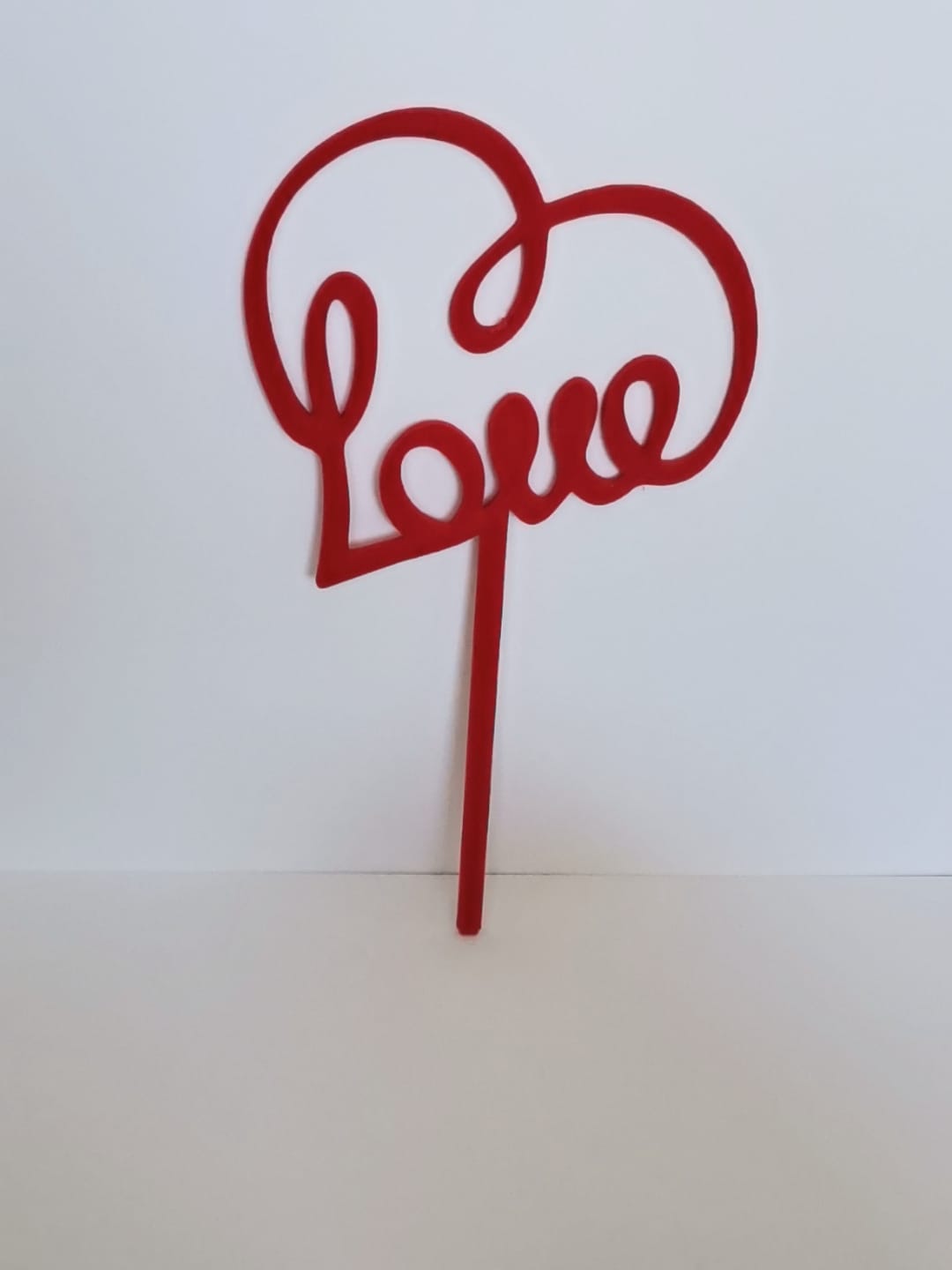️‍🔥 Topper Corazon Love・Archivo STL para ・Cults