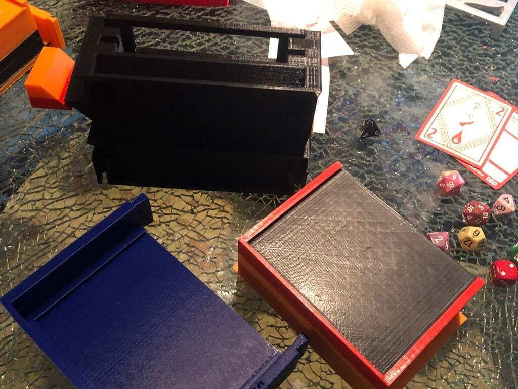 3D print DM Box for D&D or other games in two parts・Cults