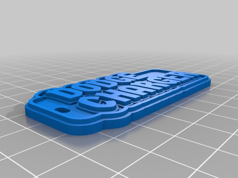 Free STL file DODGE KEY CHAIN 🔑 ・3D print object to download・Cults