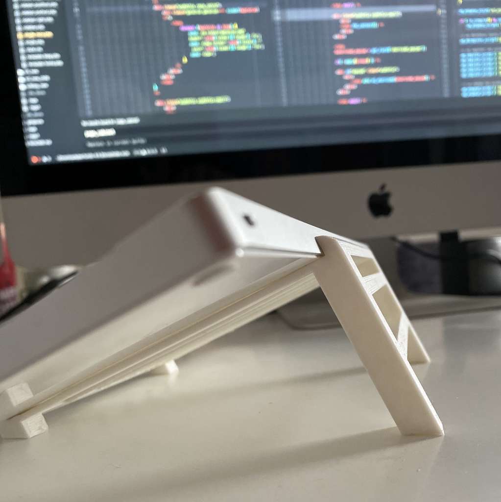 🍎 Apple Keyboard Holder・Free STL File for ・Cults