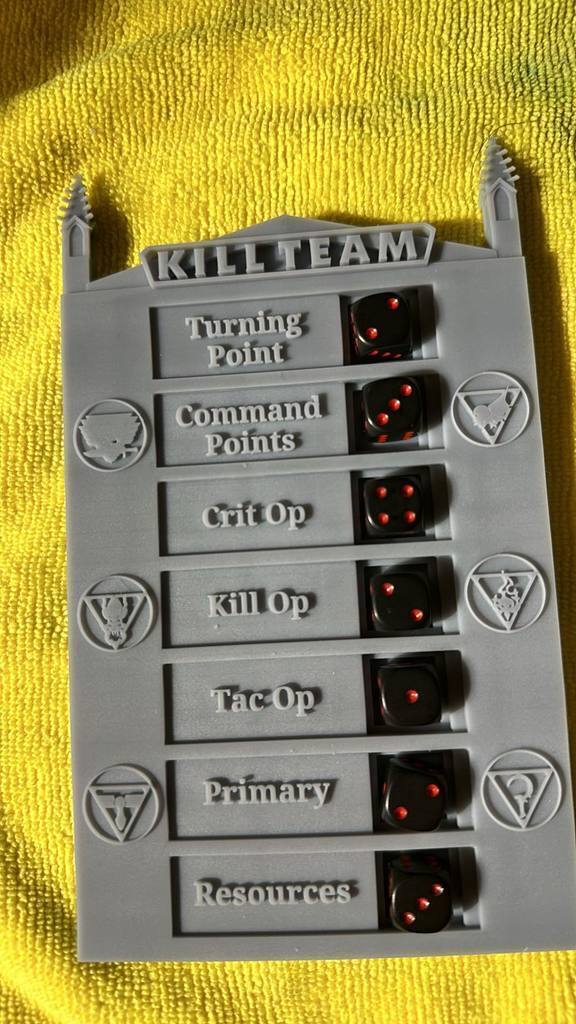 🧸 Kill Team 2024 Score Tracker・Free STL File for 3D printing・Cults