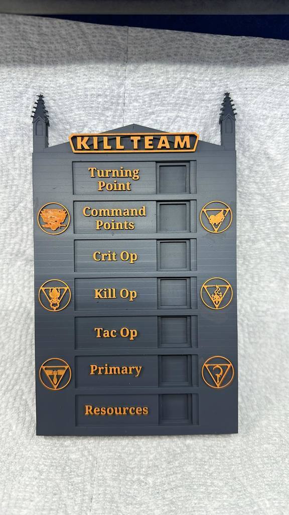 Бесплатный STL файл Трекер очков Kill Team 2024 🧸 ・Модель 3D-принтера ...