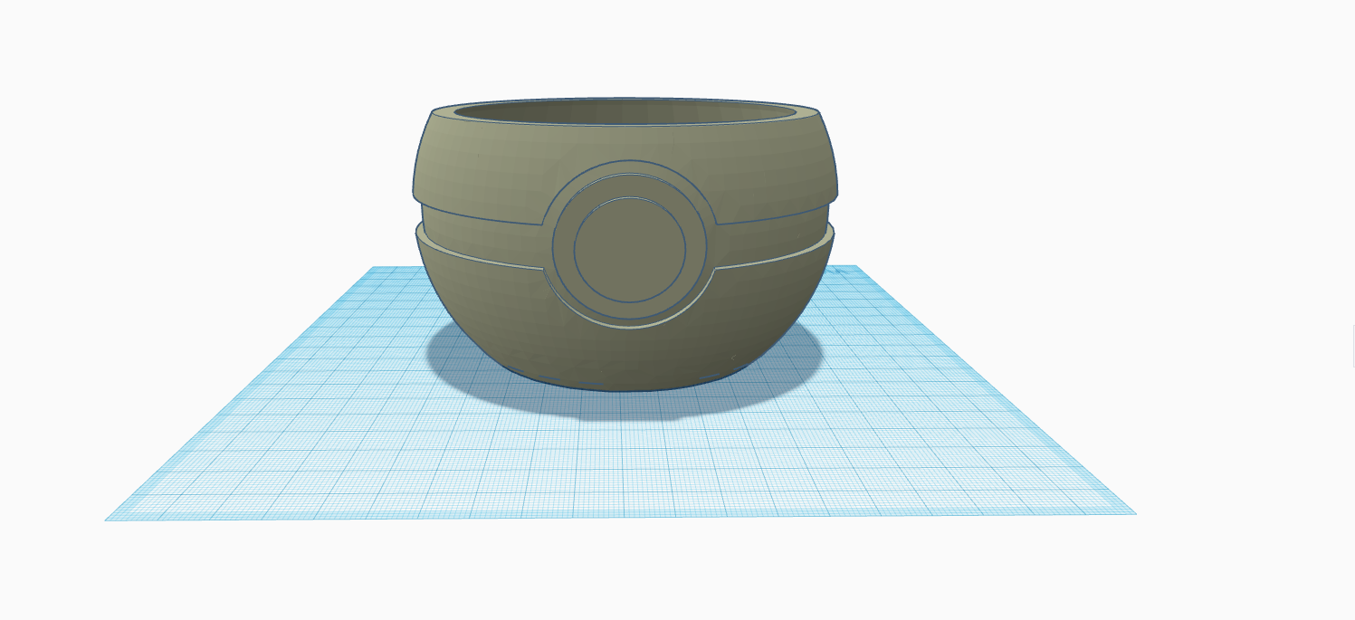 🪴 Pokeball Planter・ STL File for ・Cults