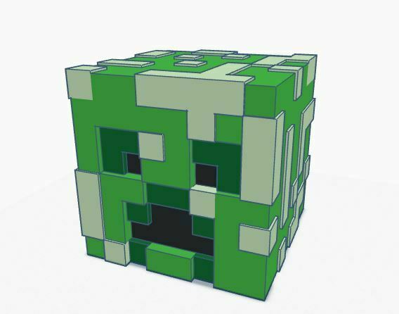 🪖 creeper head・Free 3D File for ・Cults