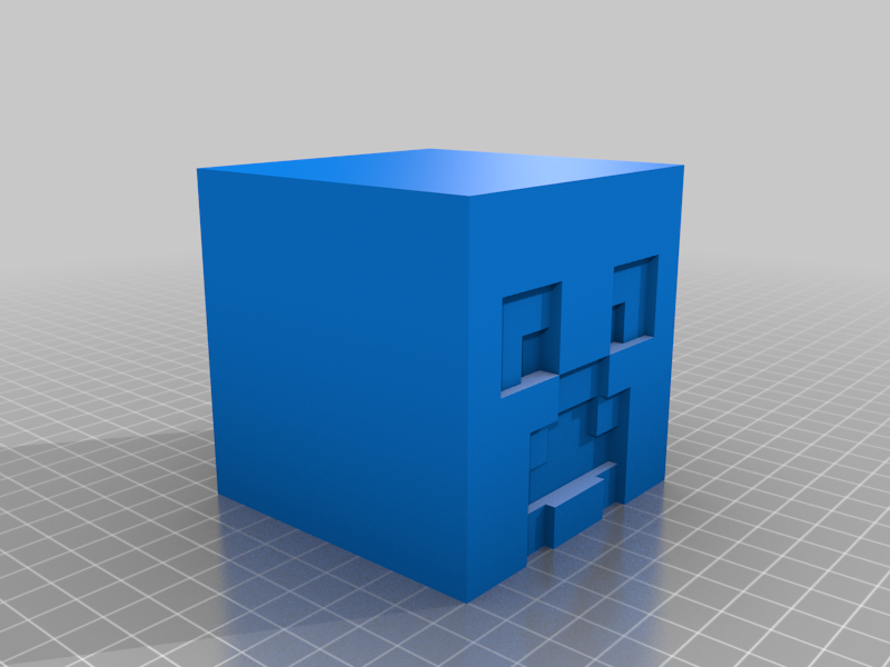 🪖 creeper head・Free 3D File for ・Cults
