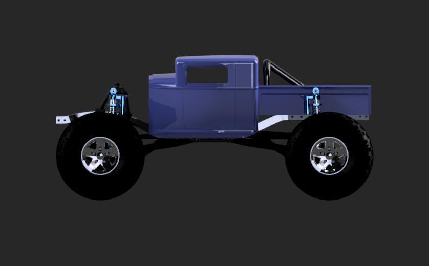 🚁 SCX10 Hotrod body・Free 3D File for ・Cults