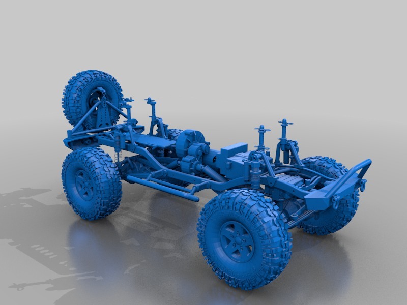 🖼️ Scx10 chassis・Free 3D File for ・Cults