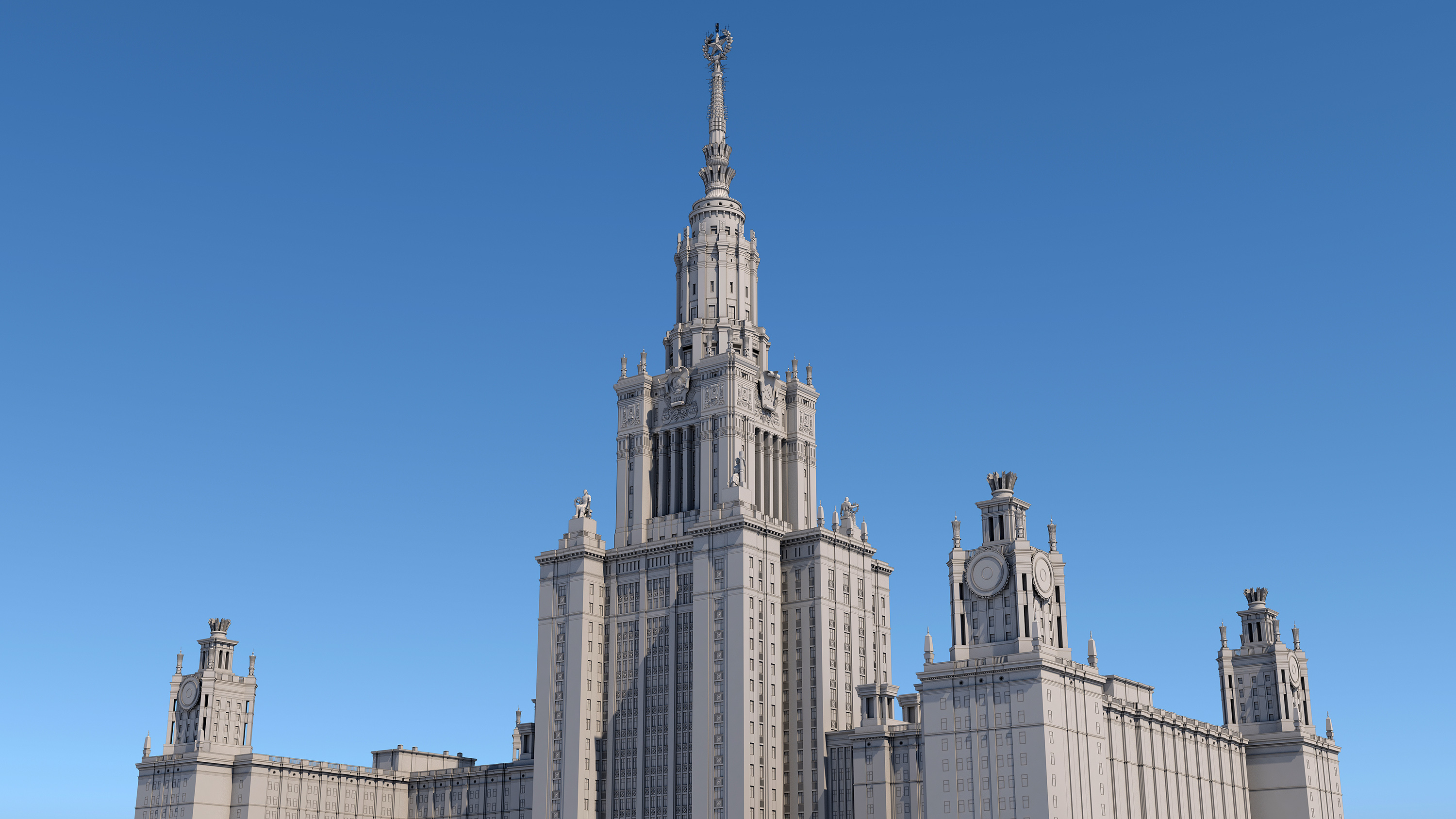 Файл STL Moscow State University 🏛️ ・3D-печатный дизайн для загрузки・Cults