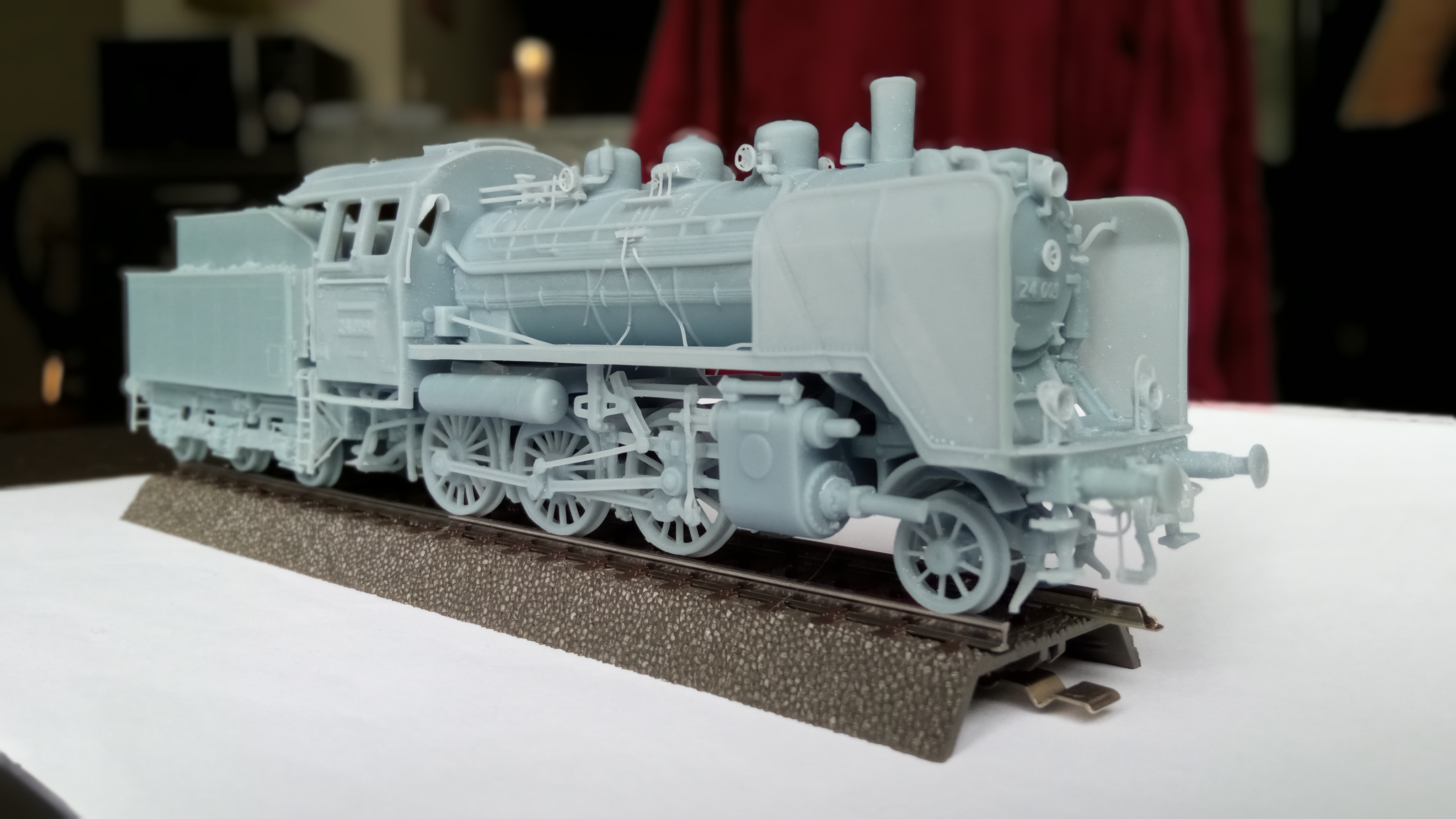 😤 Steam engine - Locomotive - DRG Class 24 - DR BR 24 - DR-Baureihe 24 ...