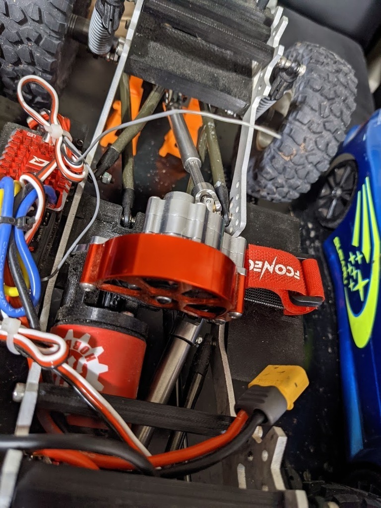 Free STL file AX10/SCX10 3-Gear Transmission Motor Flip Mount 🚁 ・3D ...