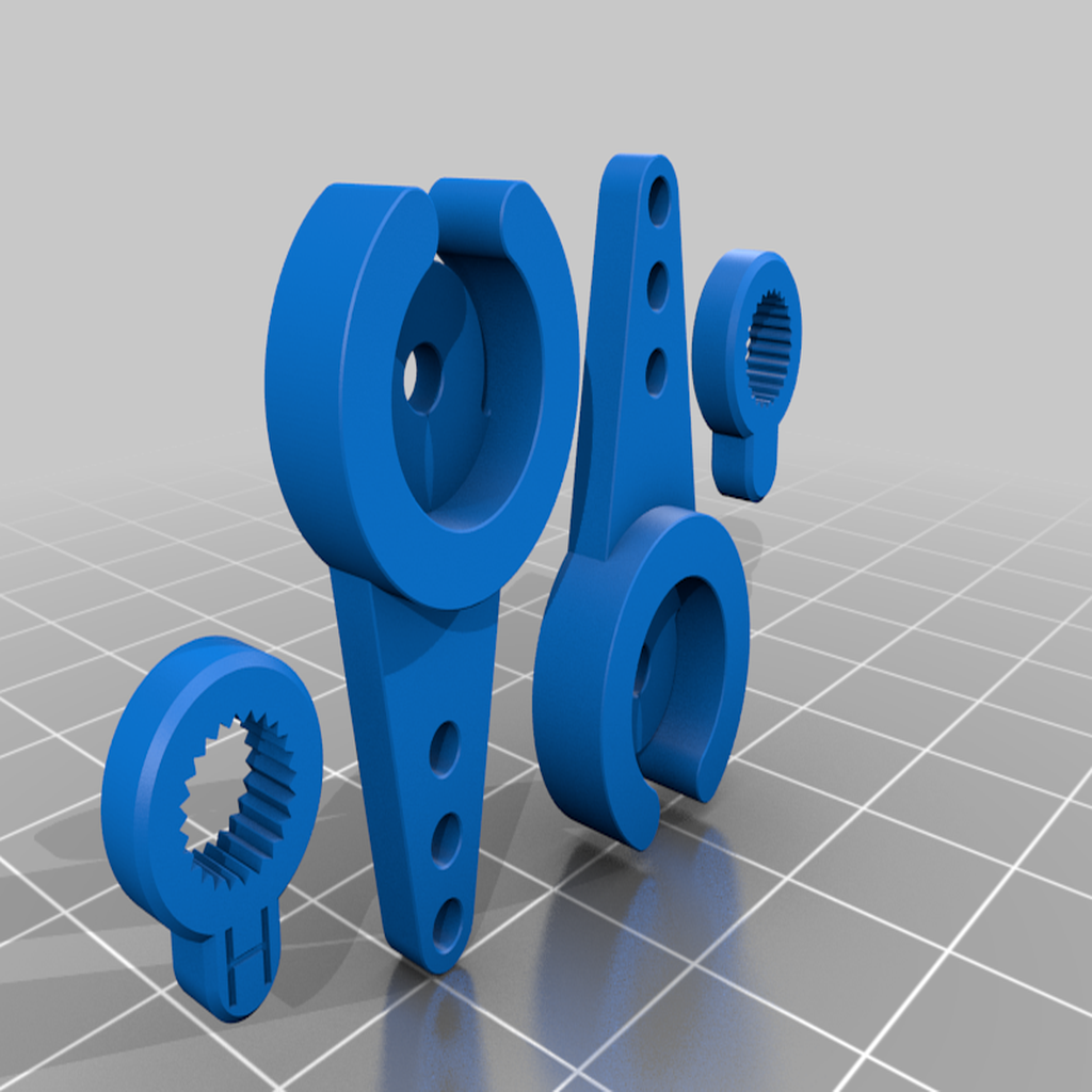 🚁 Servosaver for 24 & 25 teeth splined servos.・Free STL File for ・Cults