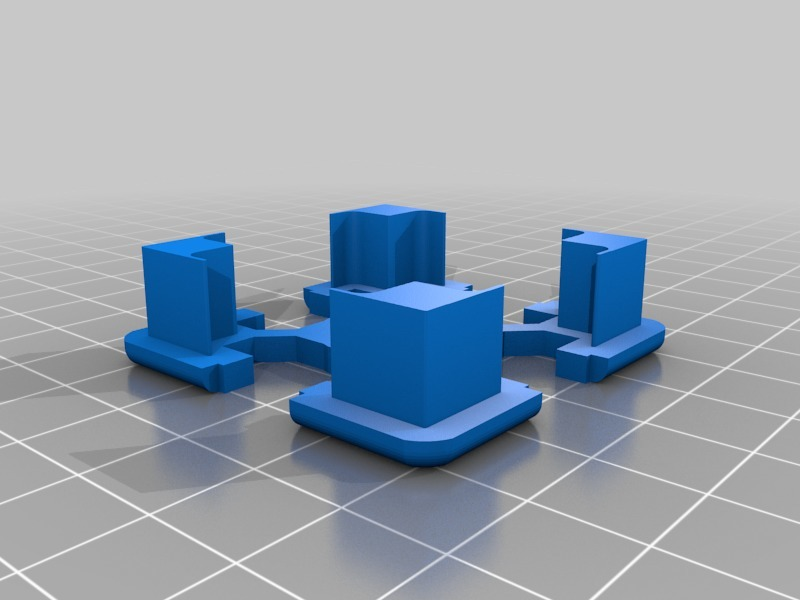 Free STL file Profile end caps and cable clips 🔚 ・3D printing template ...