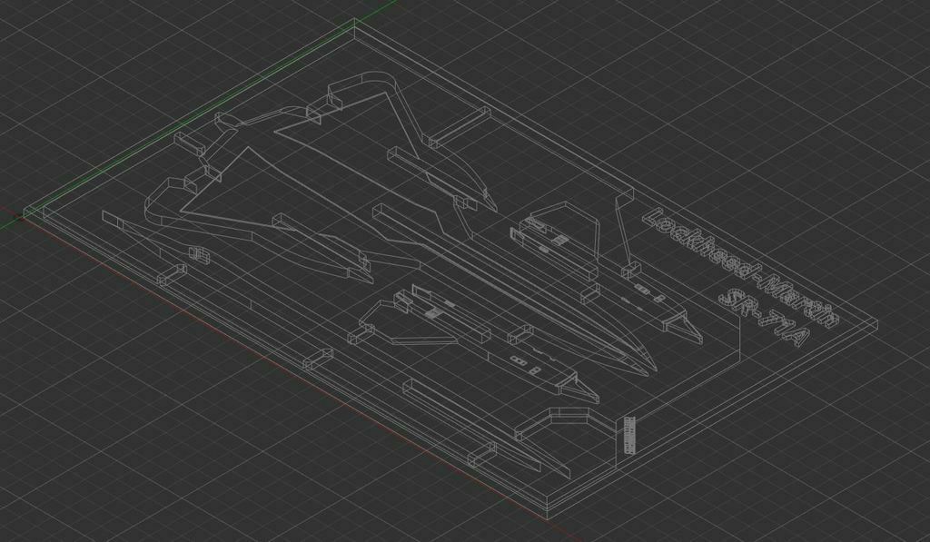 🧞‍♂️ Lockheed SR-71 Blackbird + Stand Kit Card・Free 3D File for ・Cults