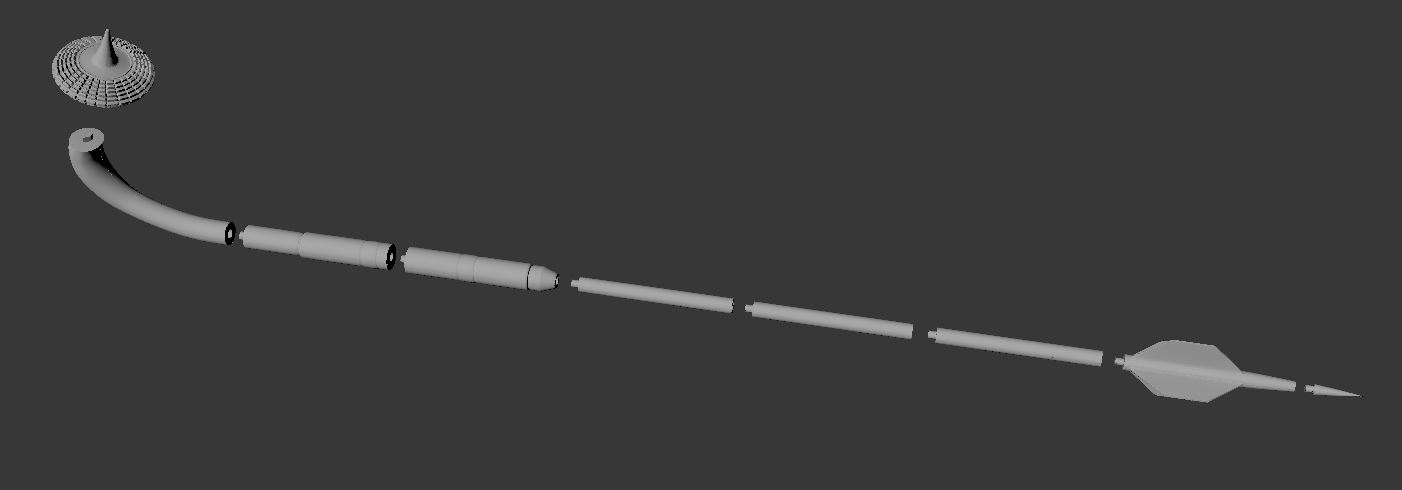 3D file Boba Fett Tusken Staff Gaffi Stick Gaderffii Stick ・3D print ...