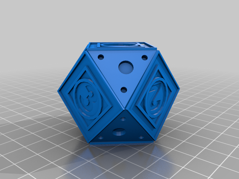 Jedi Holocron Round Counter for Legion・Free 3D File for ・Cults