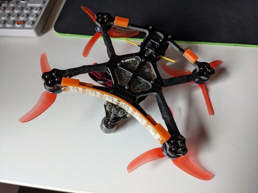 Free STL file EMAX Babyhawk 2 HD LED Bar & Feet 🦶 ・3D printing design ...