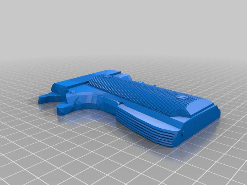Free STL file Colt 1911 High Quality ( 4 Parts ) 👽 ・3D printable model ...