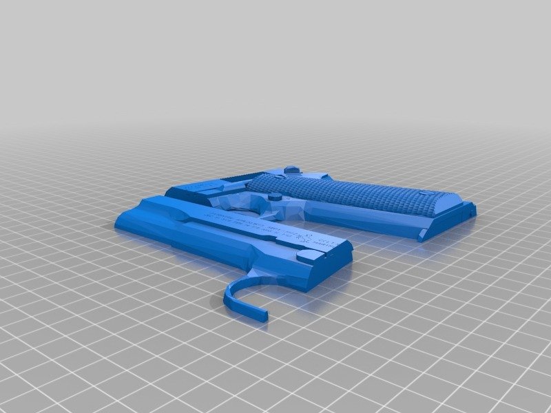 Free STL file Colt 1911 High Quality ( 4 Parts ) 👽 ・3D printable model ...