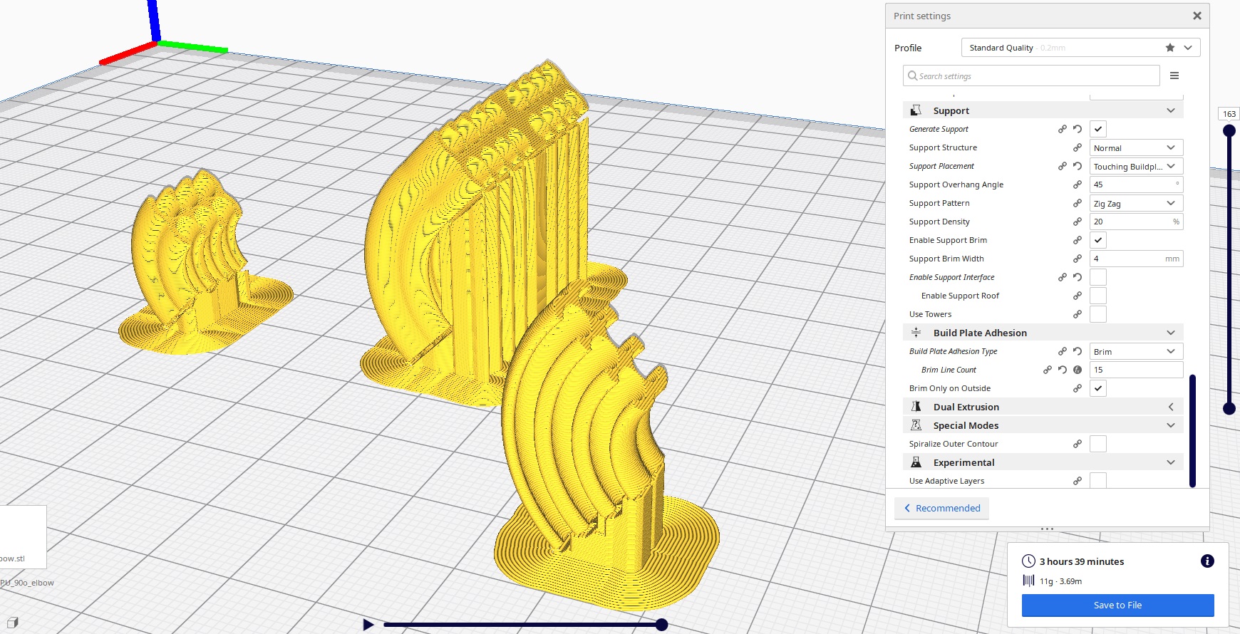 🔌 68x Curved Cable Combs・ STL File for ・Cults