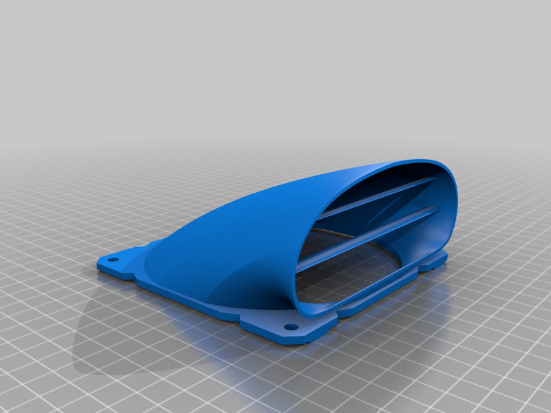 🖥️ PC Exhaust Vent/scoop・Free STL File for 3D printing・Cults
