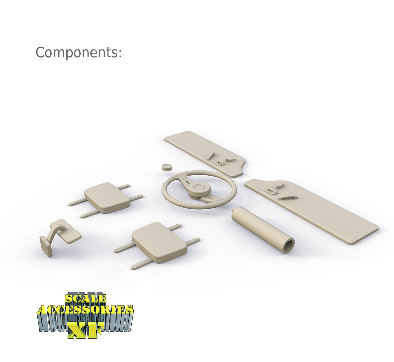 STL file D12 interior WPL RC 1/10 1/16 👽 ・3D print object to download・Cults