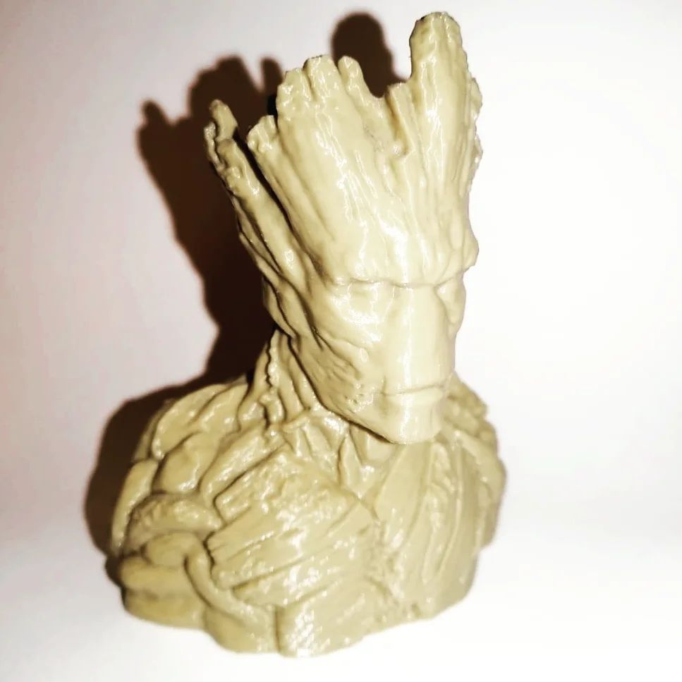 3D printing Groot Bust Sculpture・Cults