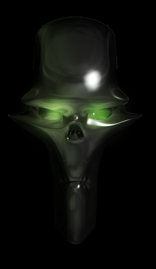 ⚔ Necron head - Warhammer 40K・Free OBJ File for ・Cults