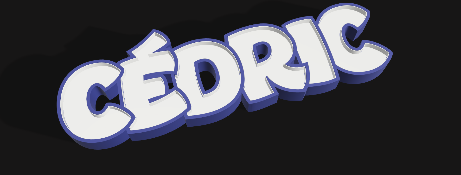 Archivo STL Nombre Cédric 🏠 ・Modelo para descargar e imprimir en 3D・Cults