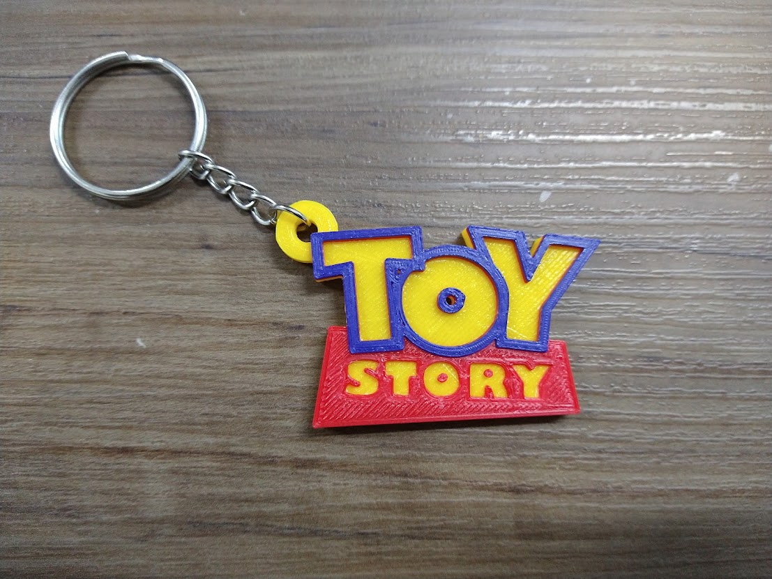STL file Keychain of ToyStory 🗝️ ・3D printable model to download・Cults