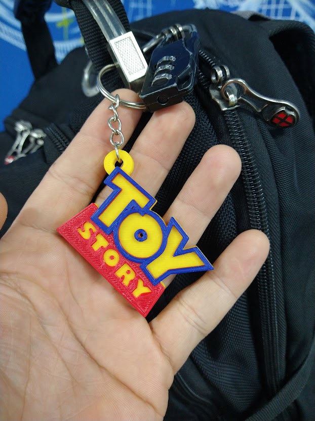 STL file Keychain of ToyStory 🗝️ ・3D printable model to download・Cults