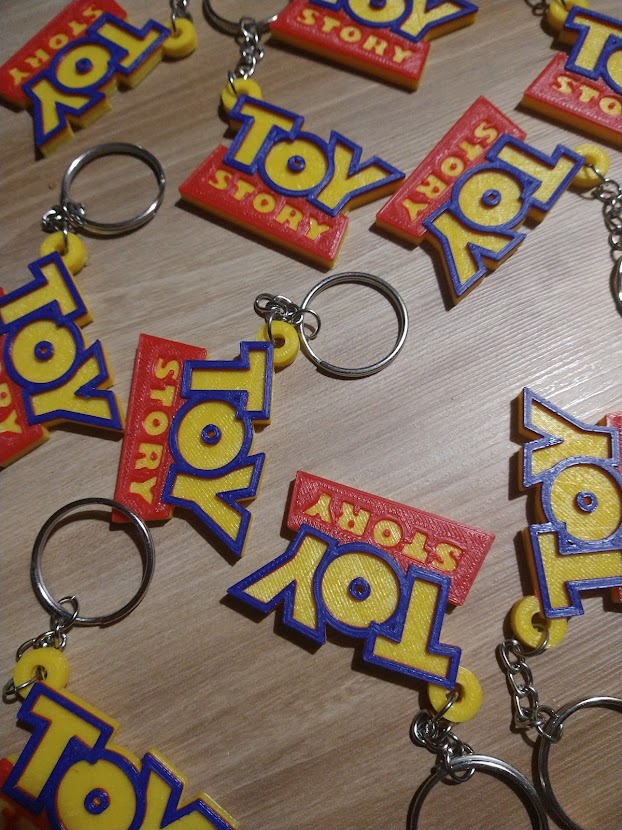 STL file Keychain of ToyStory 🗝️ ・3D printable model to download・Cults