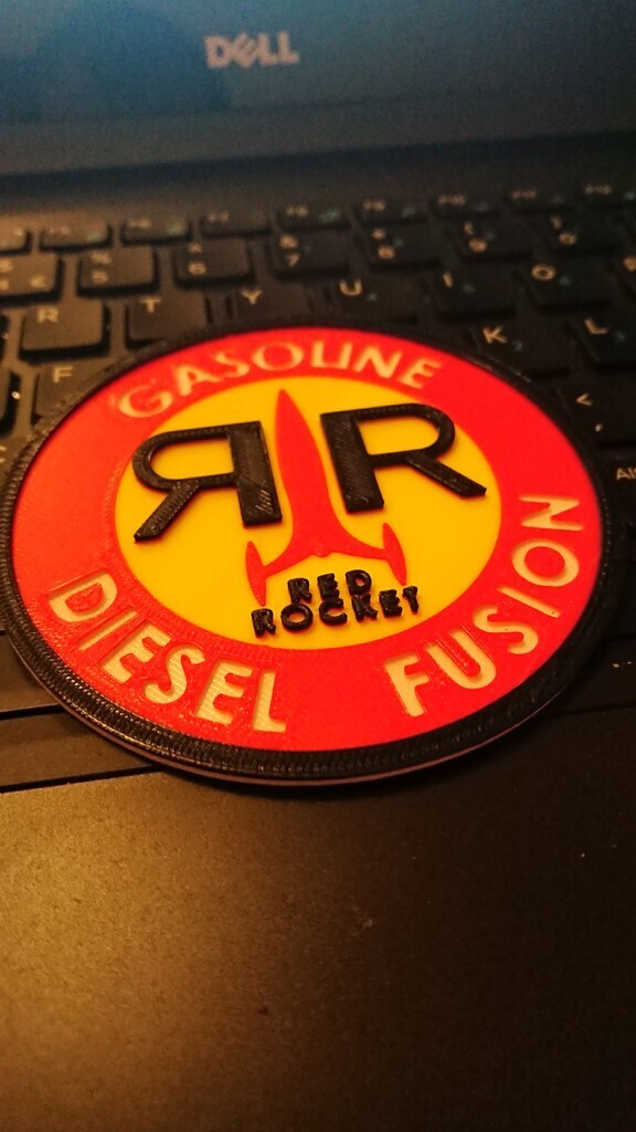 Free STL file Red Rocket Sign / Coaster 🚀 ・3D print design to download ...