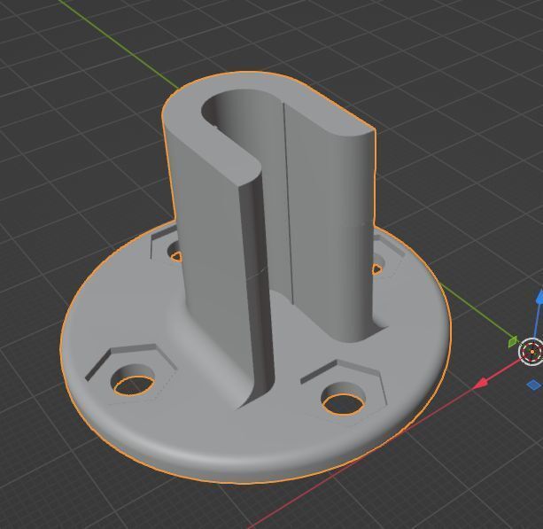 Free STL file Extended Rod Hanger 🏢 ・3D printer model to download・Cults