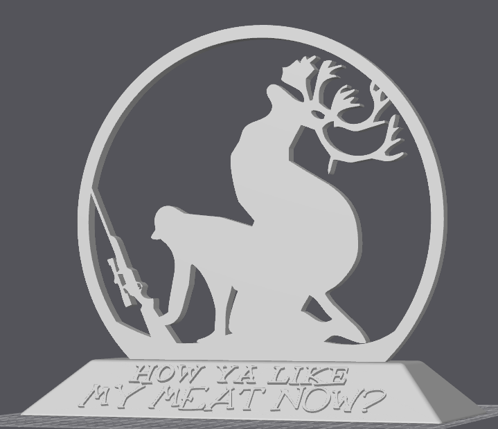 Free 3D file Merry Christmas Deer Hunter Decoration 🎄 ・3D printer model ...