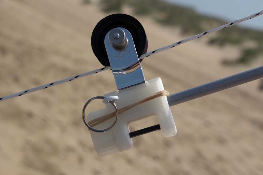 🪁 Kite Messenger, 8mm rod, single sail・Free STL File for ・Cults