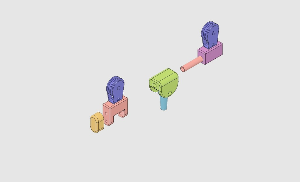 🪁 Kite Messenger, 8mm rod, single sail・Free STL File for ・Cults